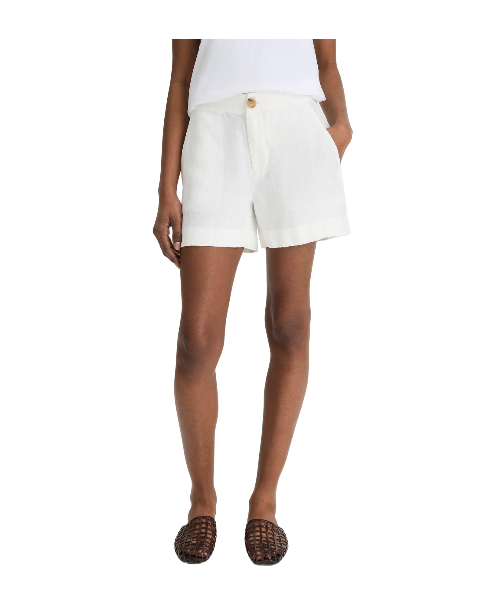 VINCE Vince Tailored Elasticated Waist Shorts